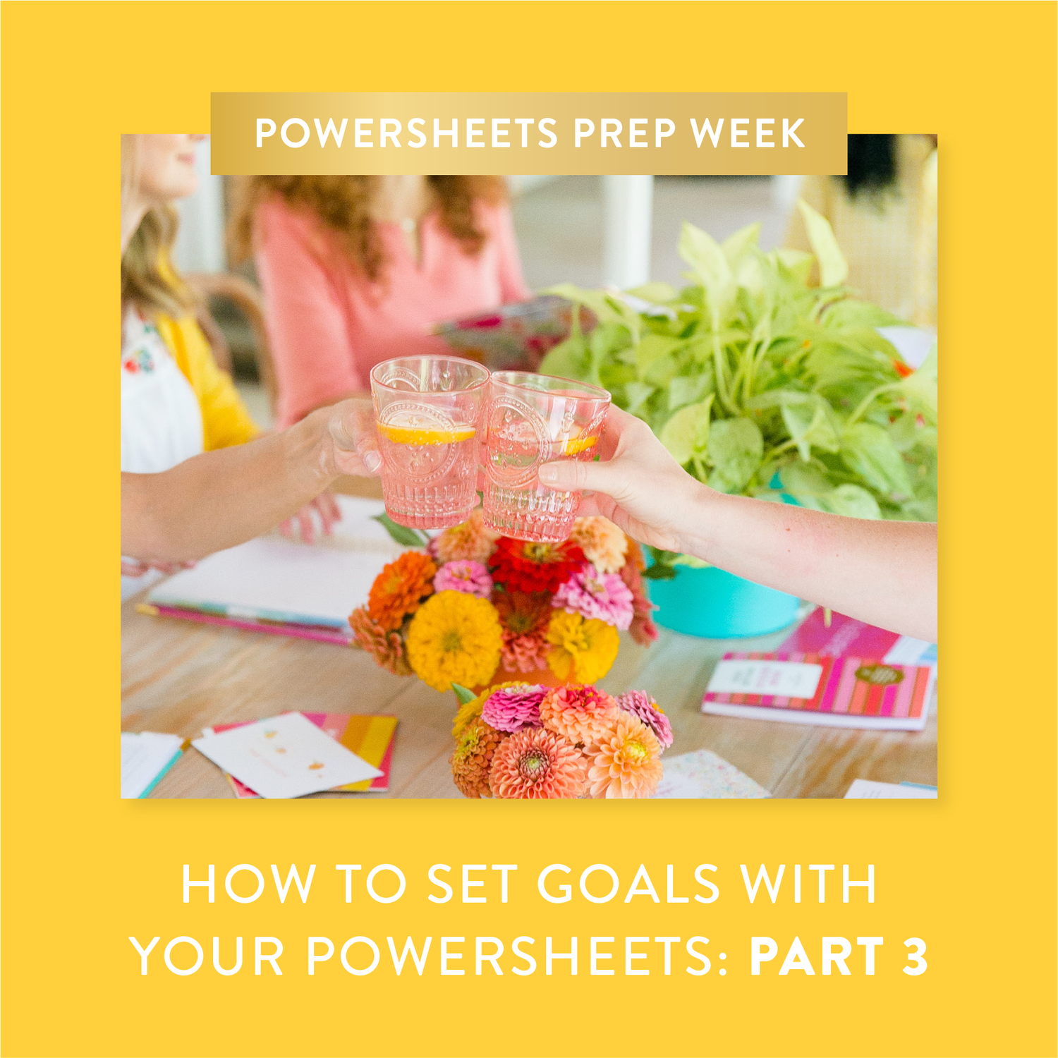 How to Set Goals With Your PowerSheets: Part 3 – Cultivate