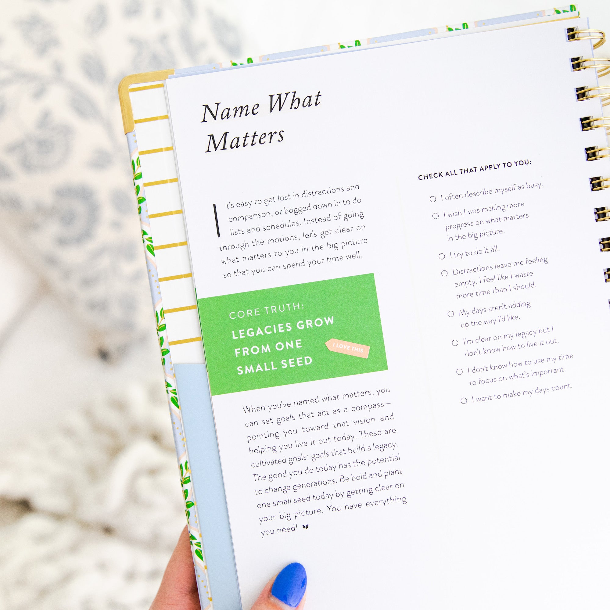 Cultivate What Matters Core Truth: Legacies Grow From One Small Seed