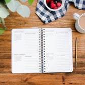 Fresh Start Daily Goal Planner® | Undated (Hydrangea Spiral) – Cultivate