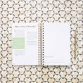 Fresh Start Daily Goal Planner® | Undated (Natural Linen Spiral ...
