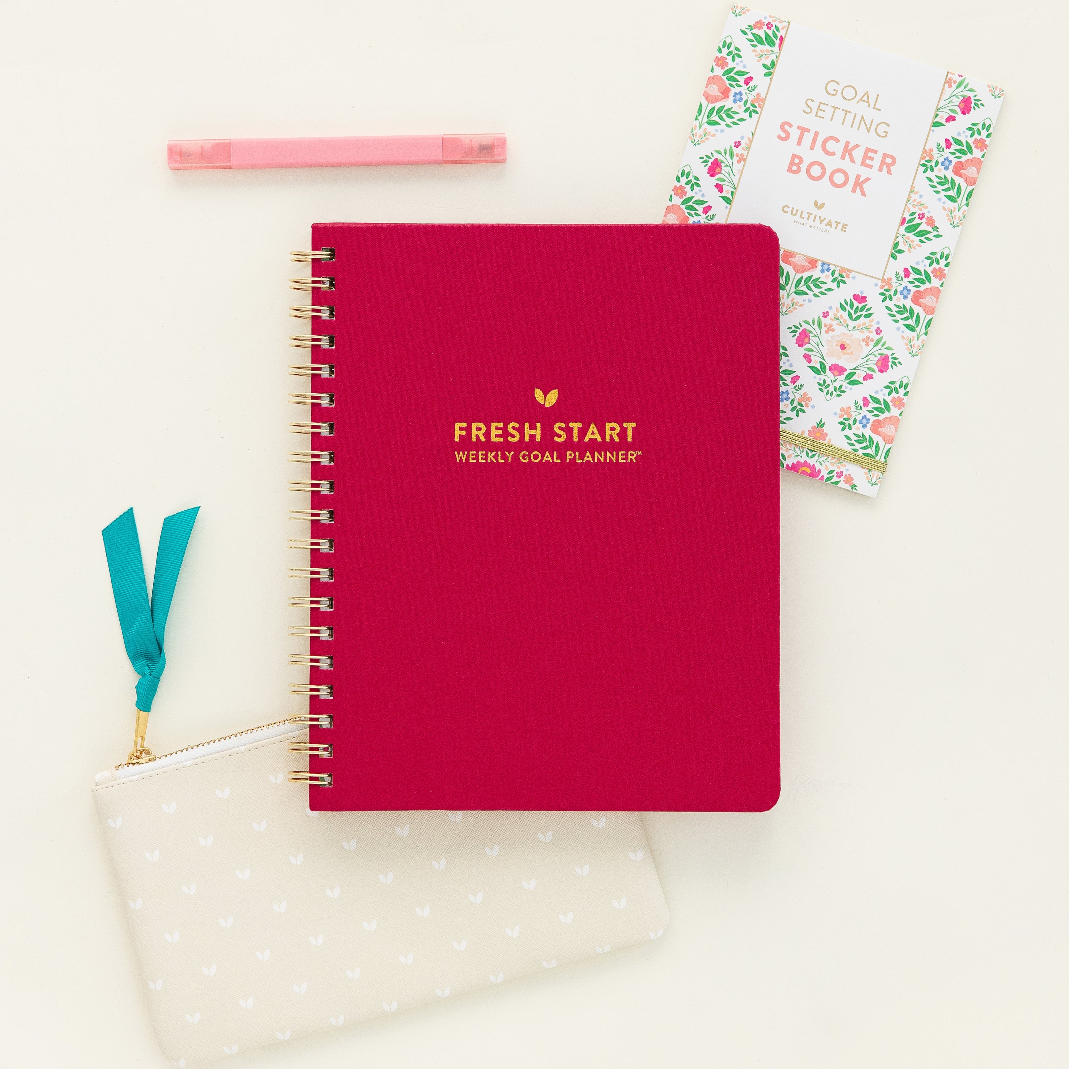 Fresh Start Weekly Goal Planner | Berry – Cultivate