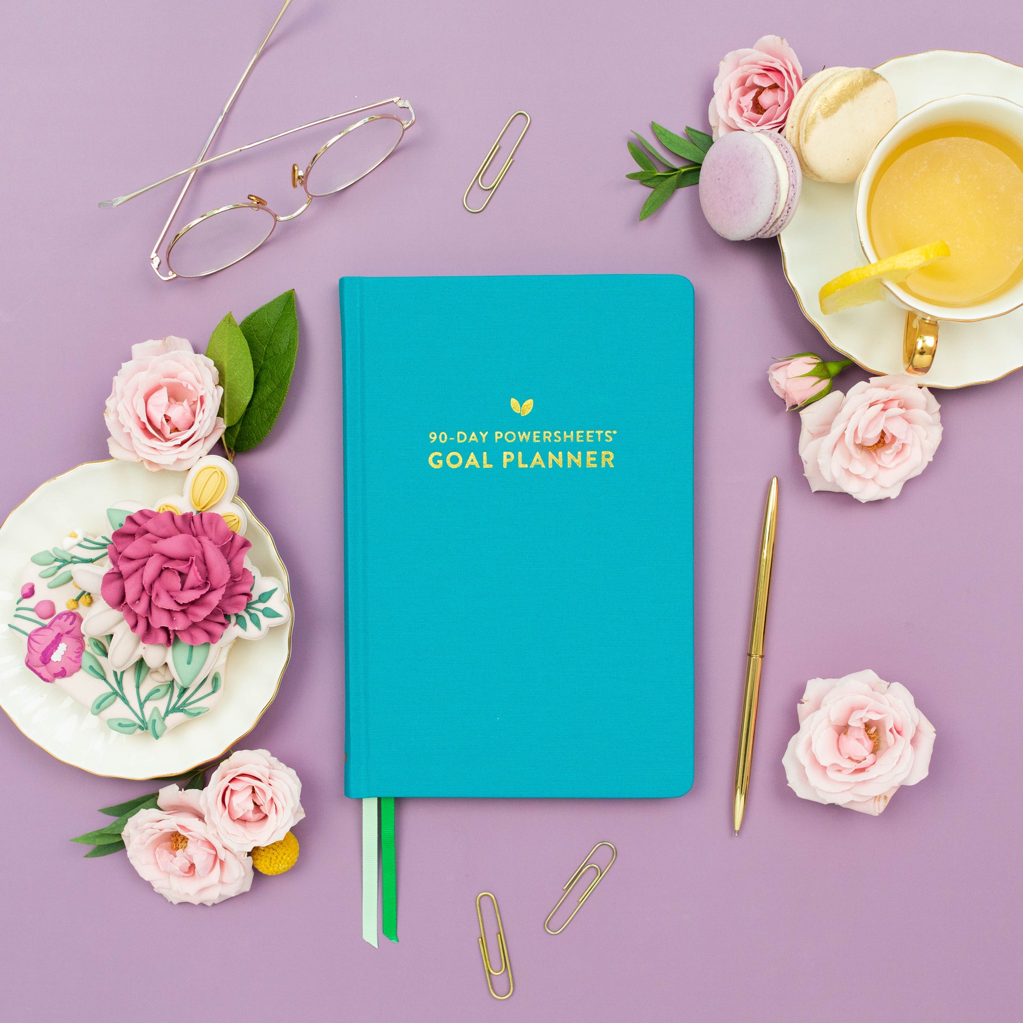 90-Day PowerSheets® Goal Planner | Weekly Undated (Ivy) – Cultivate
