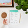 Daily Planner Notepad | Teal – Cultivate