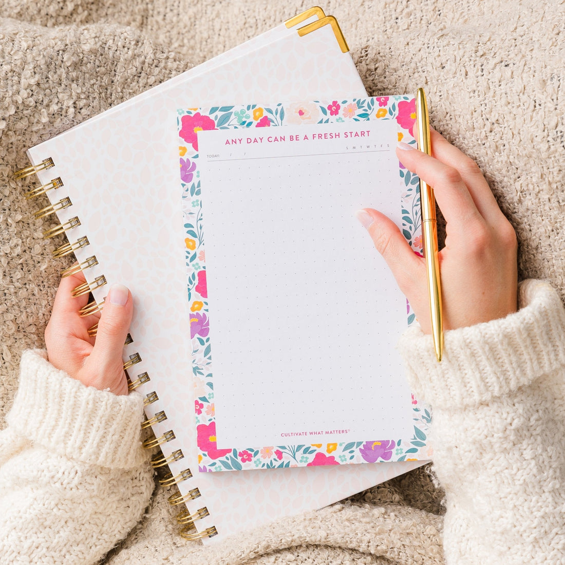 Dot Grid Notepad | Blooms – Cultivate