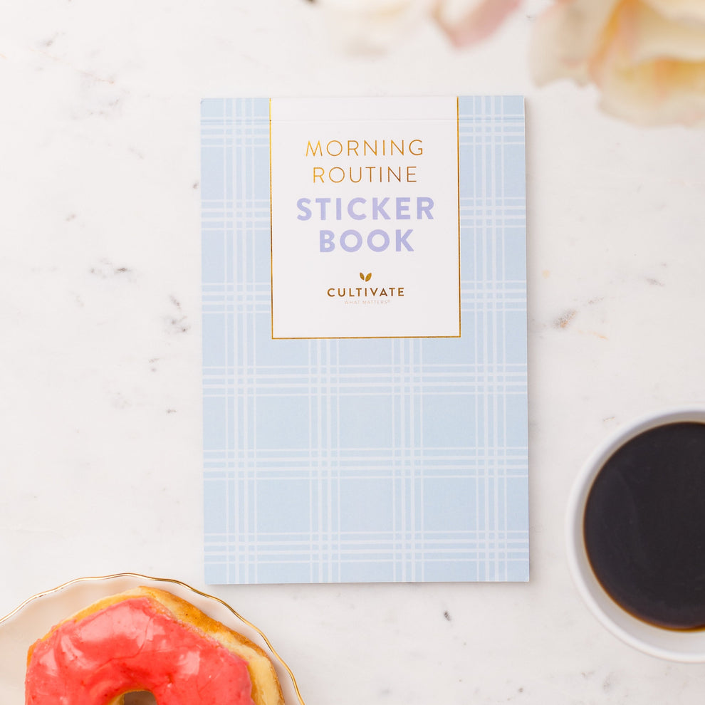 Family Morning Routine Sticker Book – Cultivate