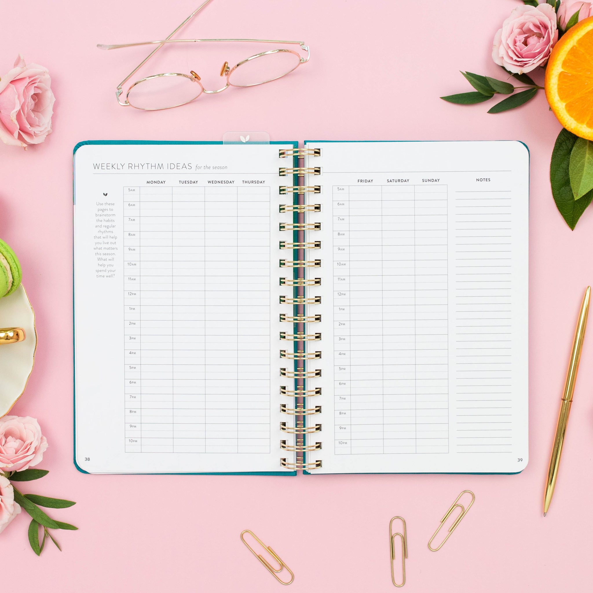 Fresh Start Daily Goal Planner® | Undated (Ivy Spiral) – Cultivate