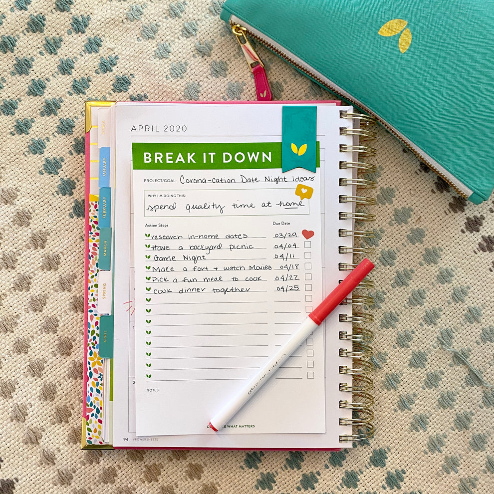 Break It Down Notepad | Green – Cultivate