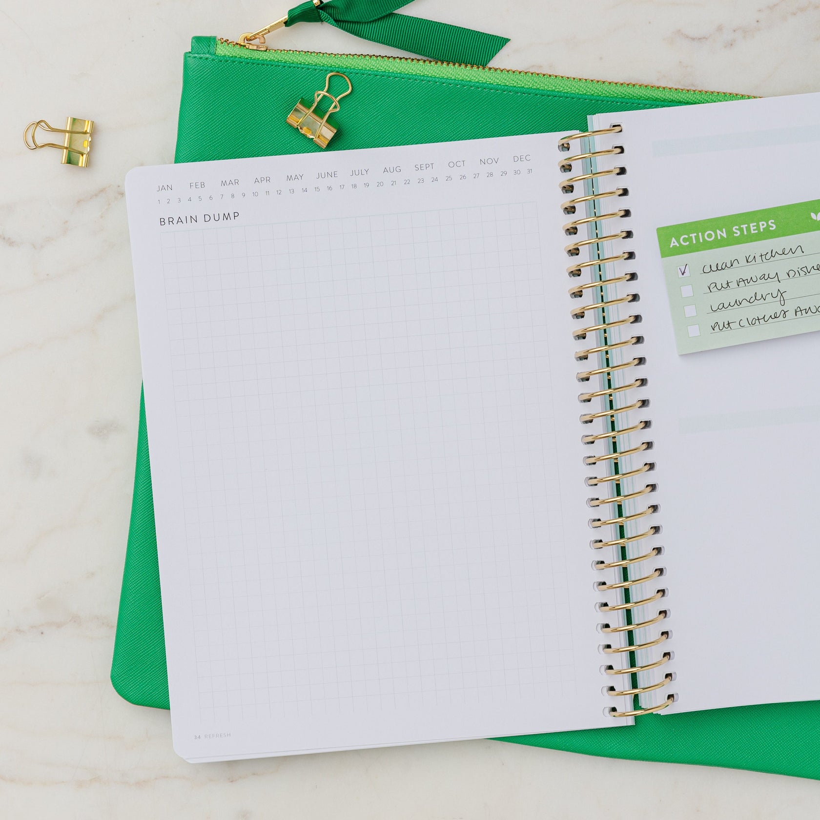 Refresh Brain Dump Journal | Periwinkle – Cultivate