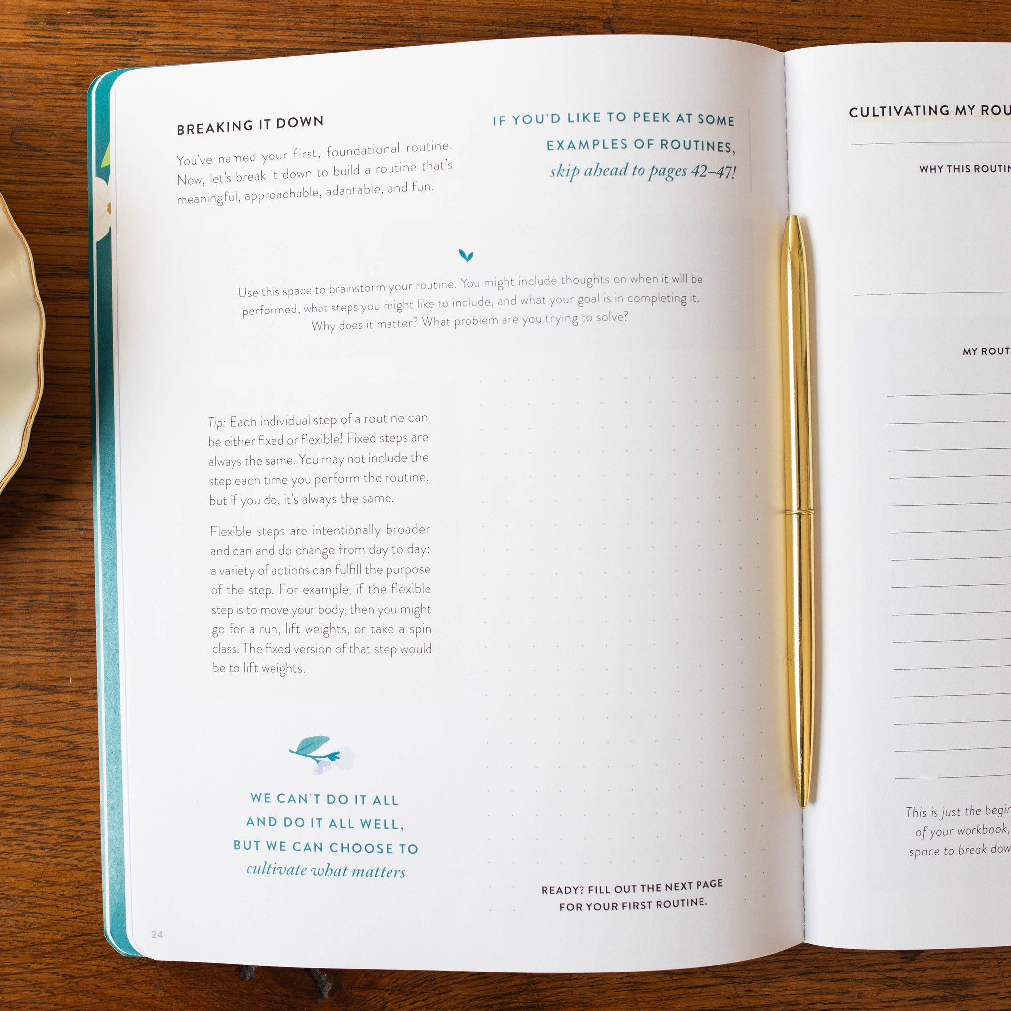 The Routines Workbook – Cultivate