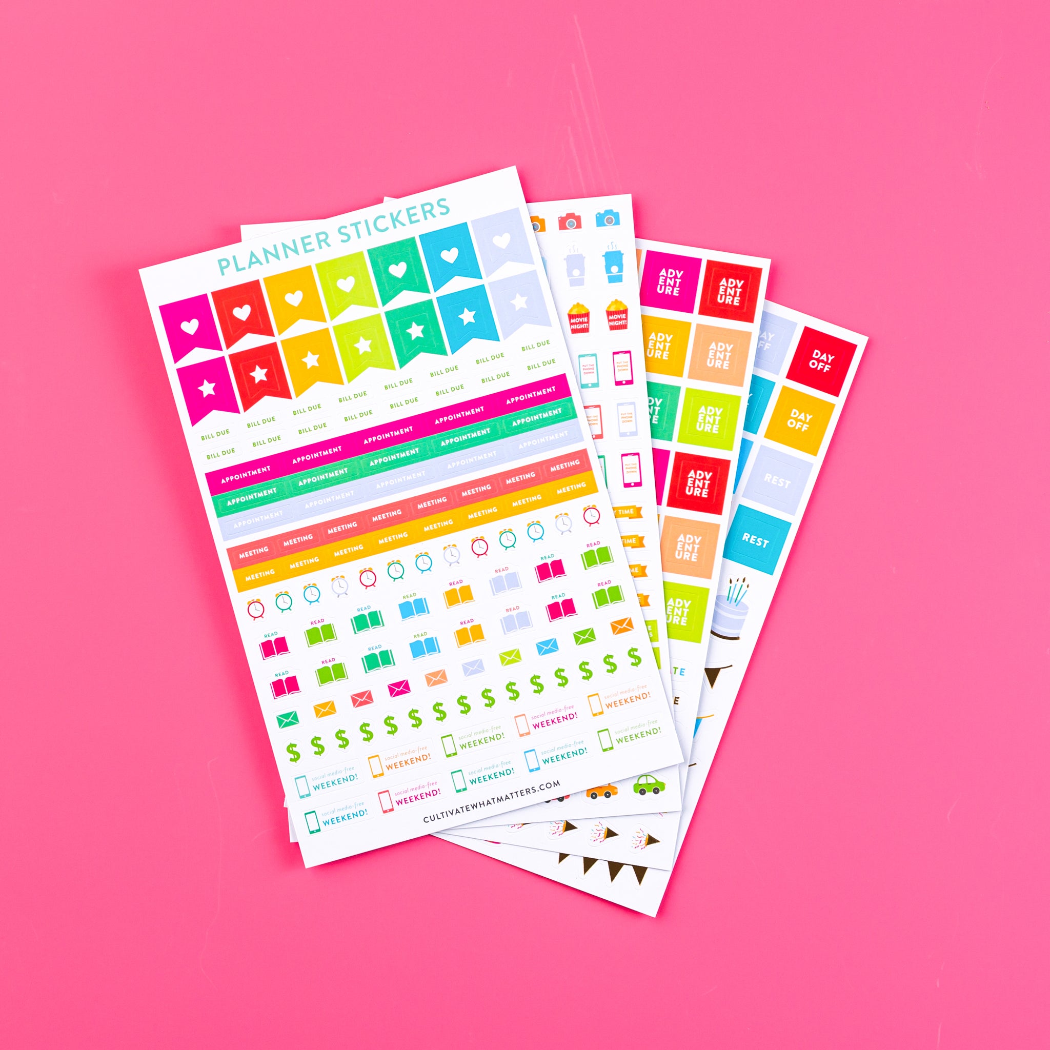 Planner Sticker Pack – Cultivate