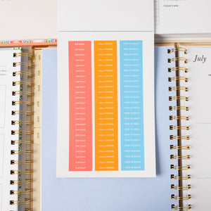 Planner Sticker Book
