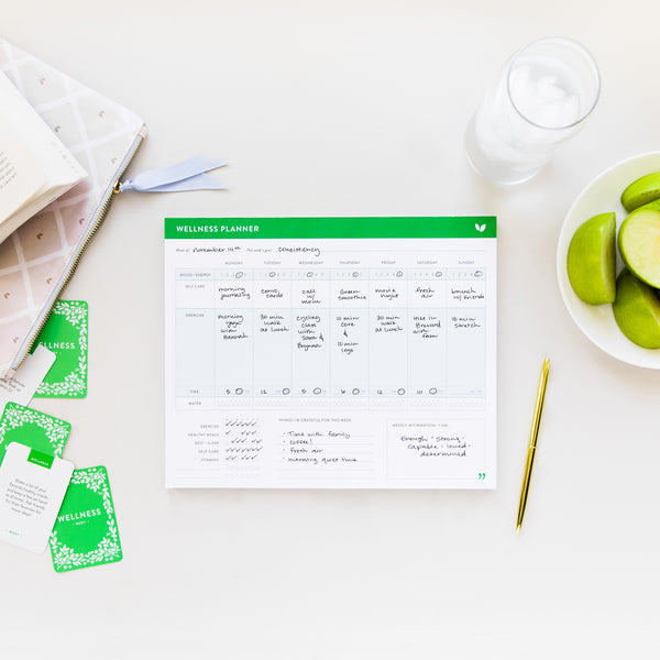 Wellness Planner Notepad – Cultivate